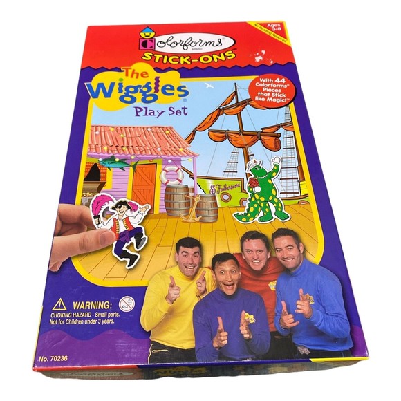 Toys | The Wiggles Colorforms Reusable Stickons 2 Different Play Sets ...
